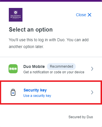 How do I set up MFA with a YubiKey? - Support - my.UQ - The University ...