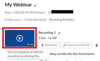 How do I download a Zoom recording from Zoom Cloud Storage? - Support ...
