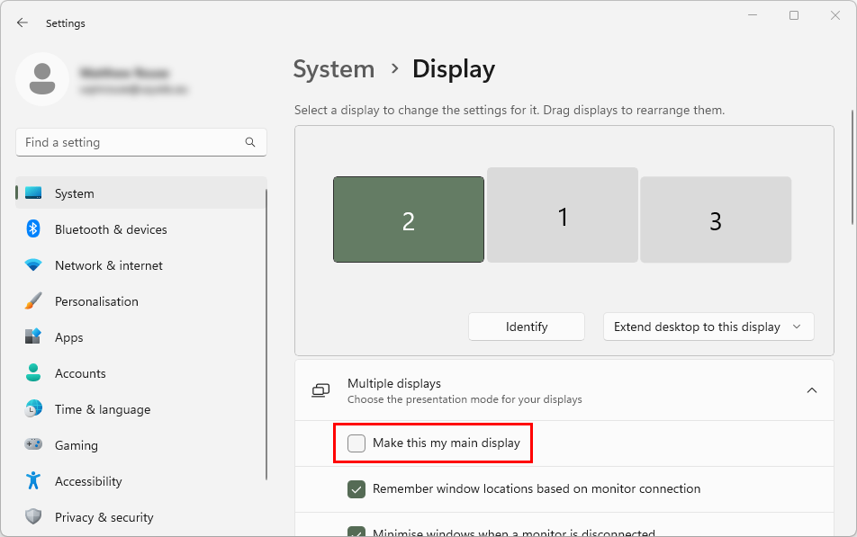 Using eGPU to run external display, while running the laptop display ...
